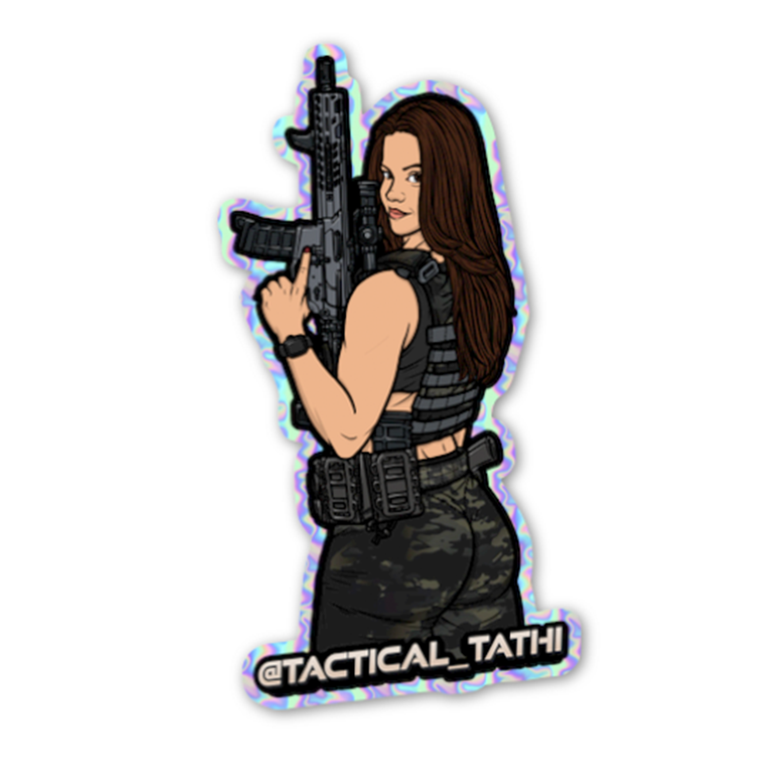 Tactical Tathi Stickers – WhiskeySharkShooter